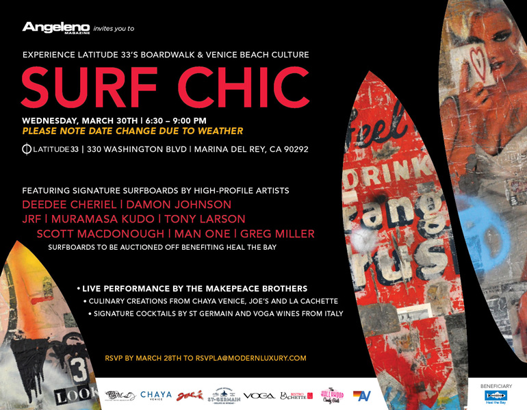 Latitude 33 and Angeleno Magazine Host SURF CHIC - Heal the Bay
